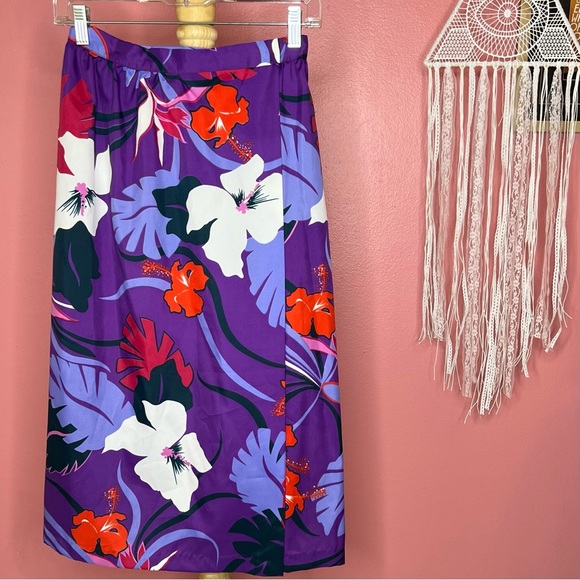 Alice Stuart | Skirts | Vintage Wrap Shirt By Alice Stuart Size | Poshmark